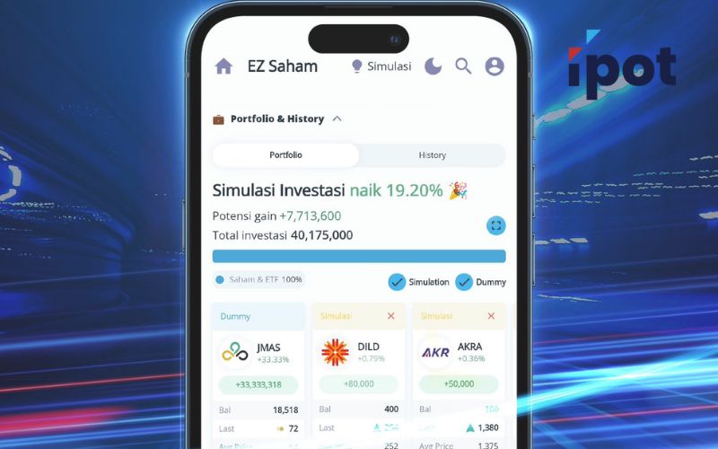 Tutorial Simulasi Investasi di Aplikasi IPOT, Cara Mudah Belajar Saham ...